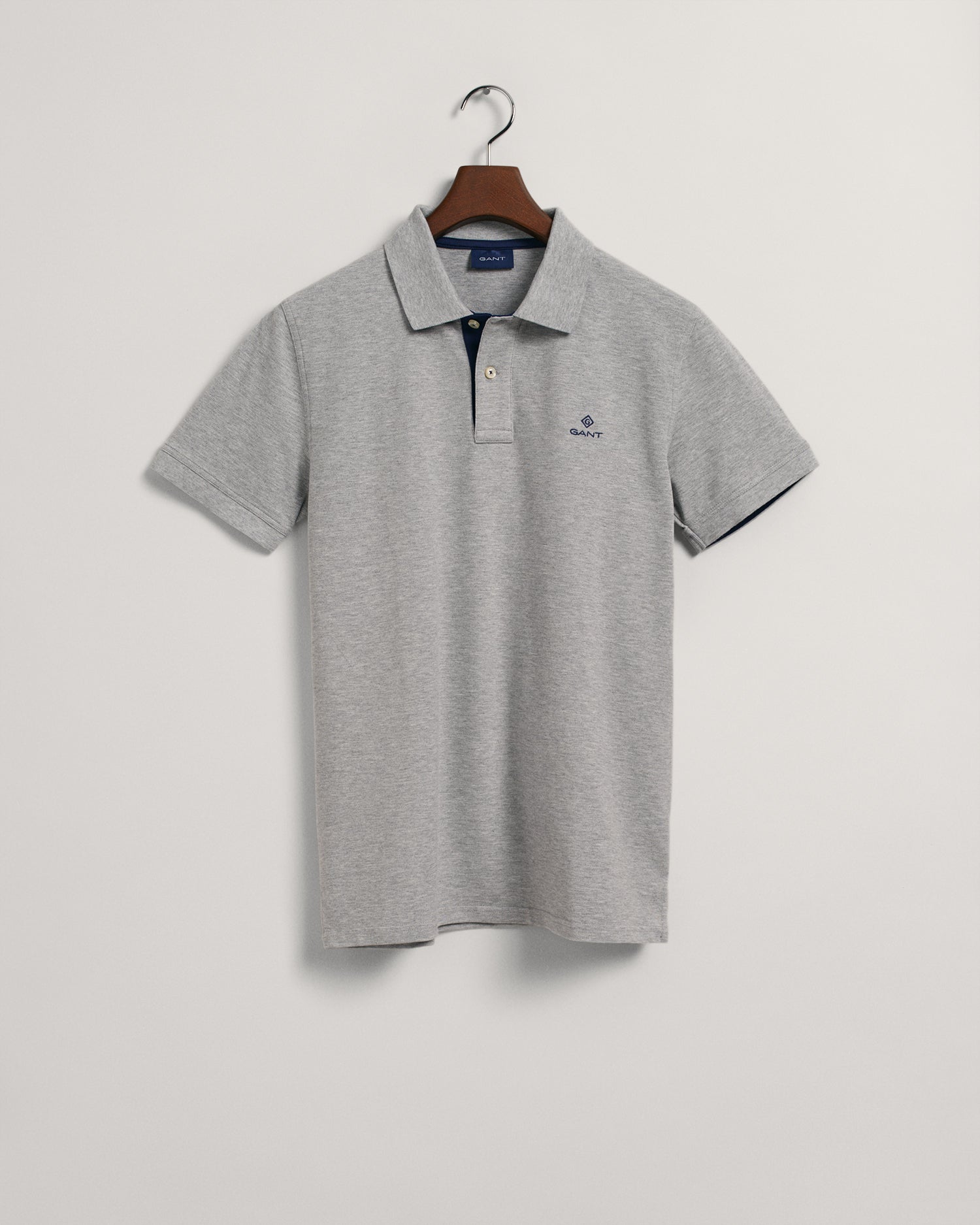 CONTRAST COLLAR PIQUE SS RUGGER